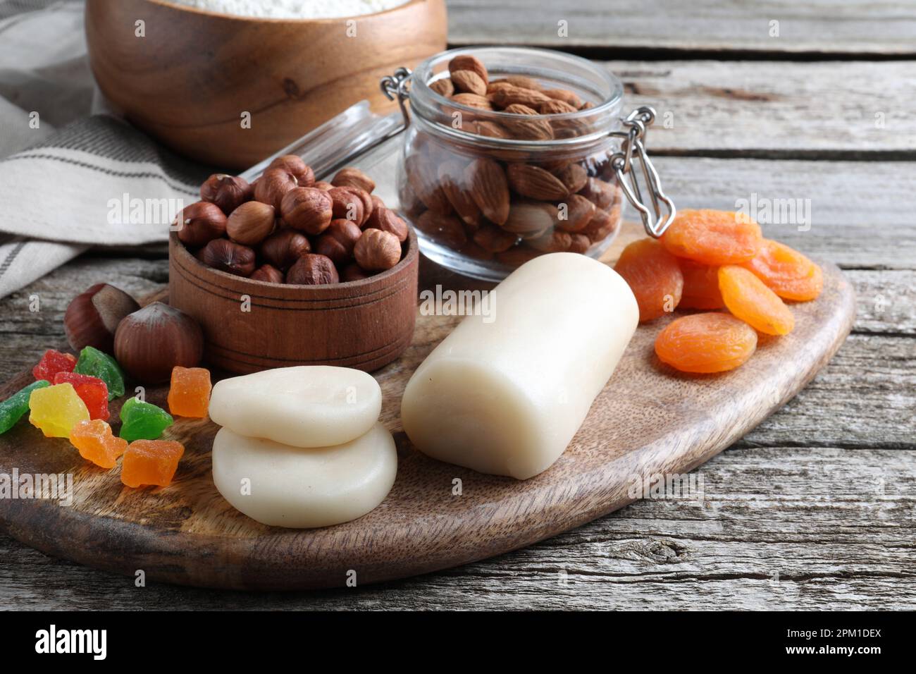 Marzipan other ingredients homemade hi-res stock photography and images ...