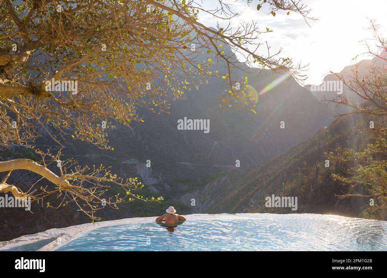 Unusual thermal pools Tolantongo in Mexico Stock Photo - Alamy