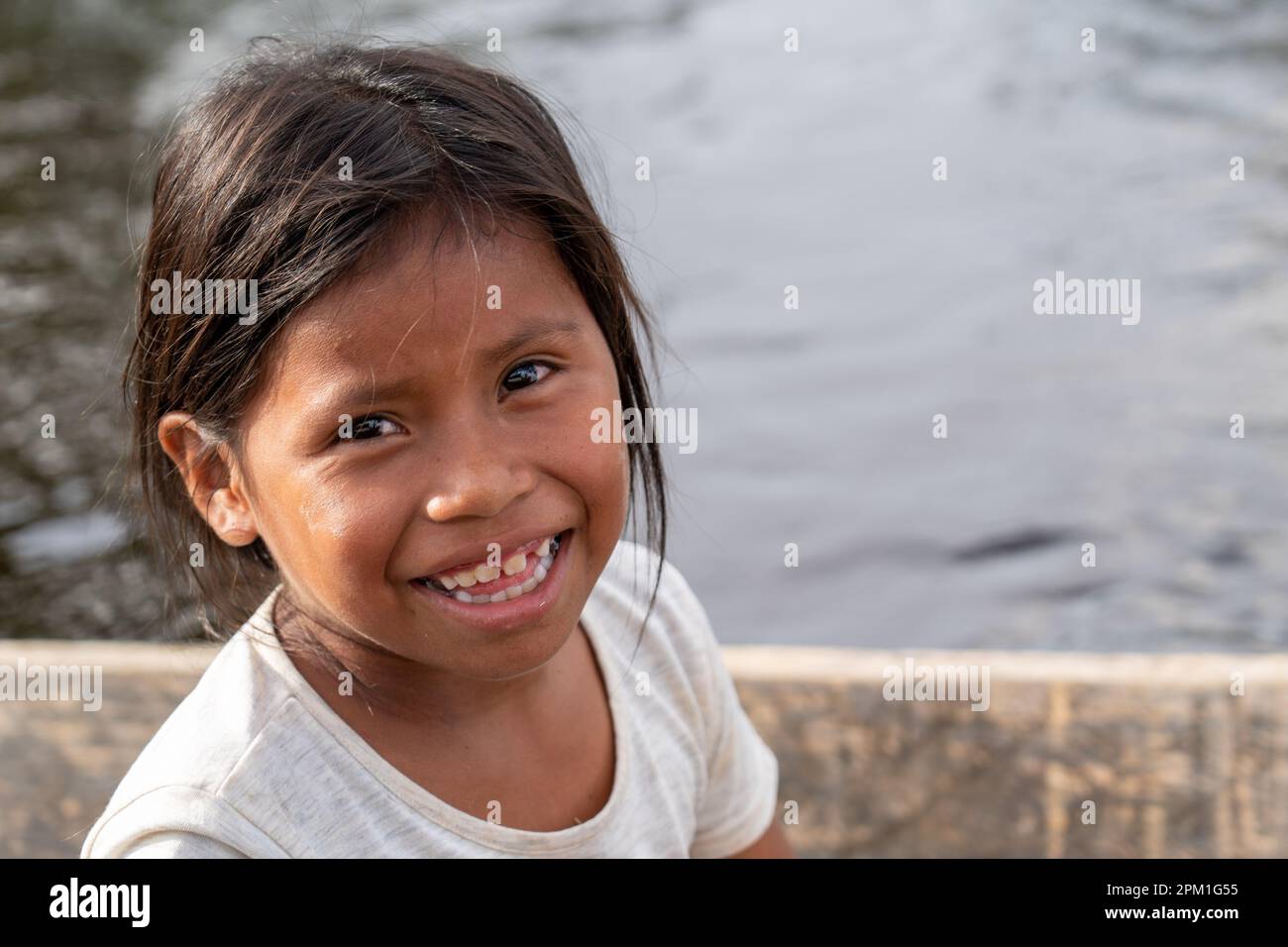 Faces of amazonian children hi-res stock photography and images - Alamy