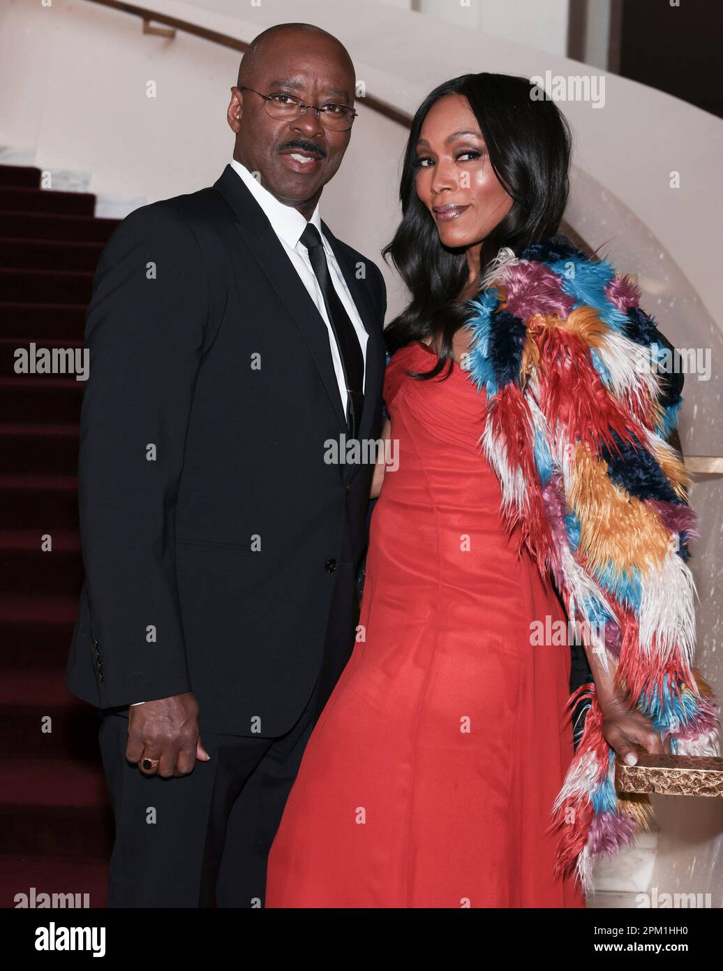 Courtney B. Vance and Angela Bassett attend the opening night of ...