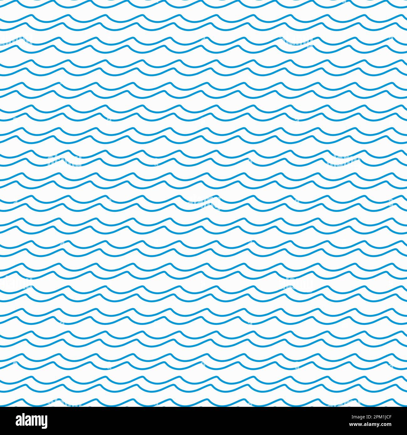 Sea and ocean blue waves seamless pattern background, vector ripples ...