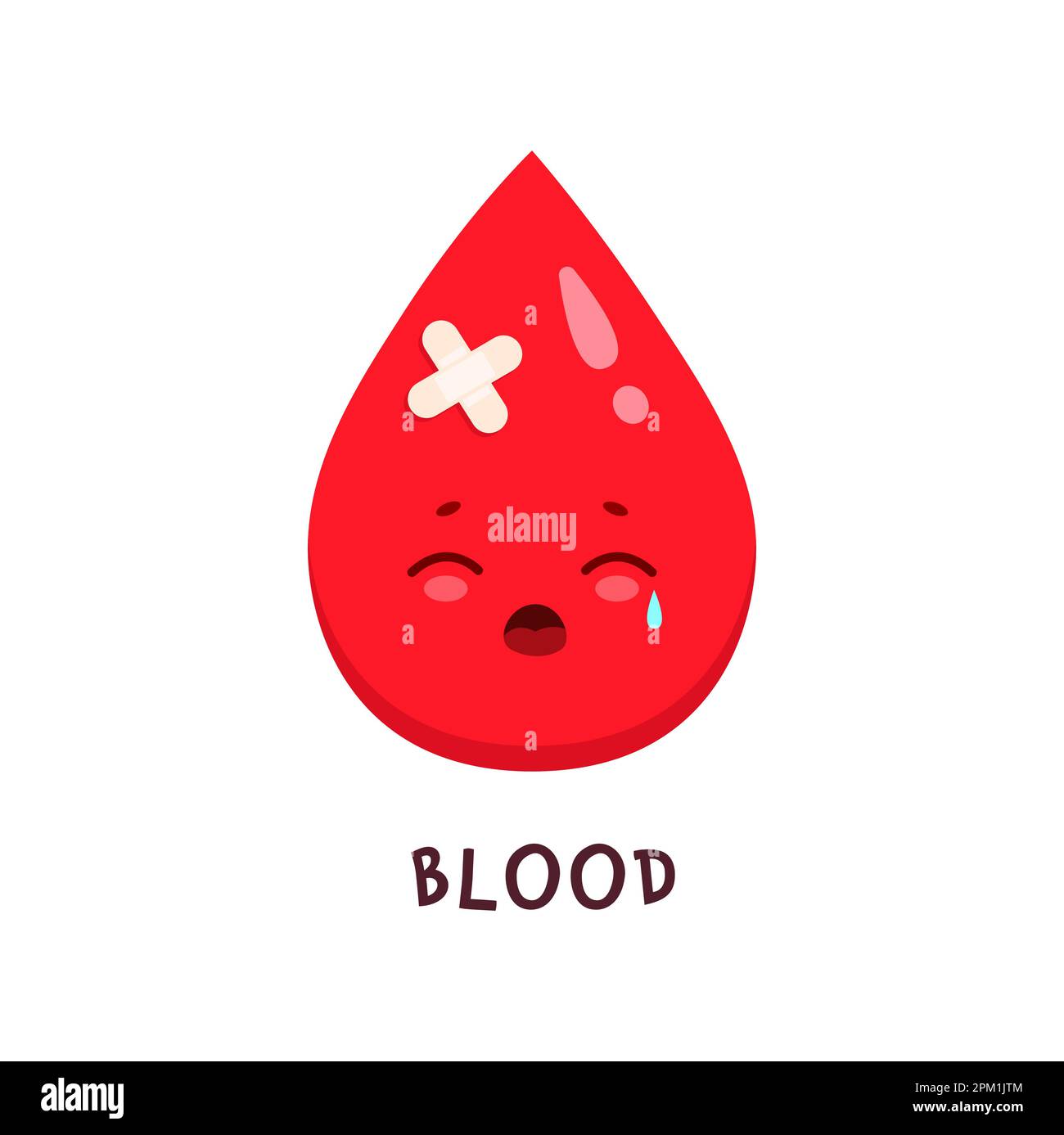 Cartoon Blood Drop