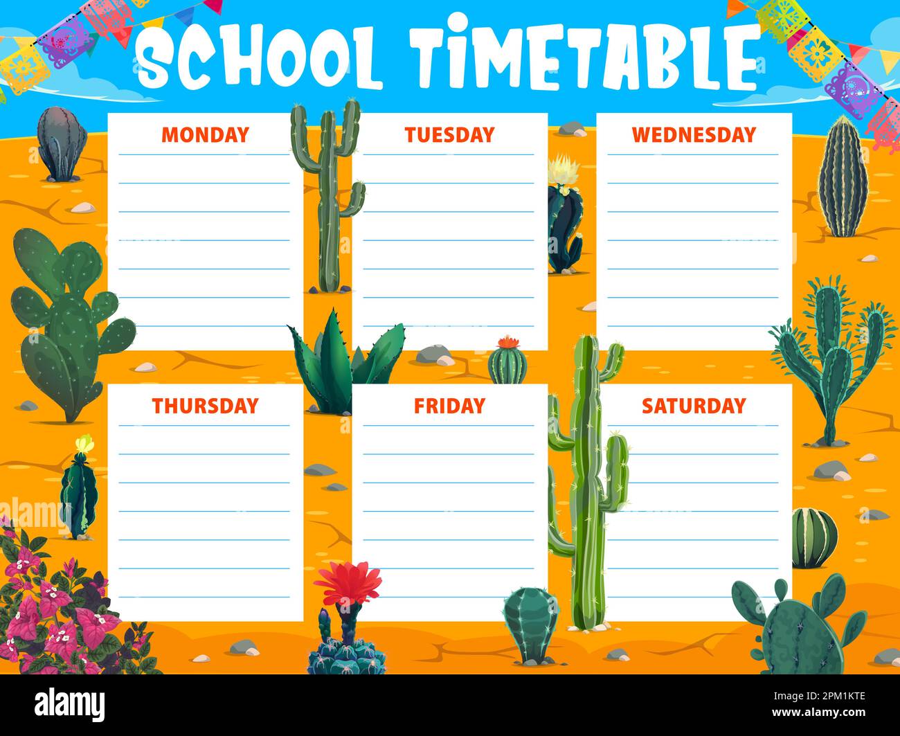 Papel picado arizona Stock Vector Images - Alamy