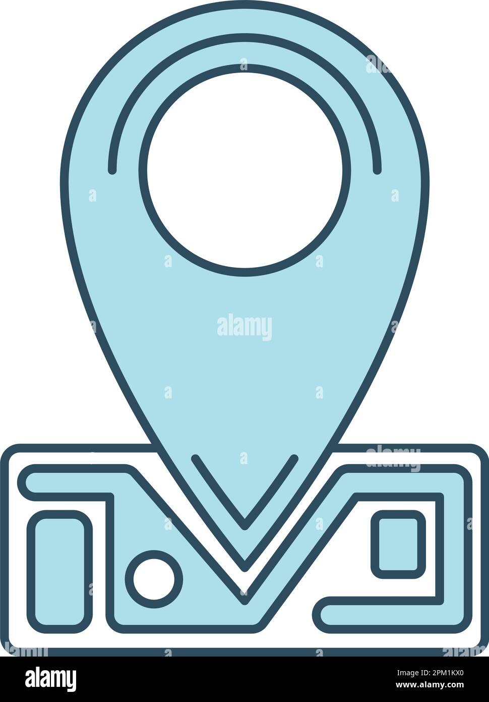 pointer outlines global map for GPS use Stock Vector Image & Art - Alamy