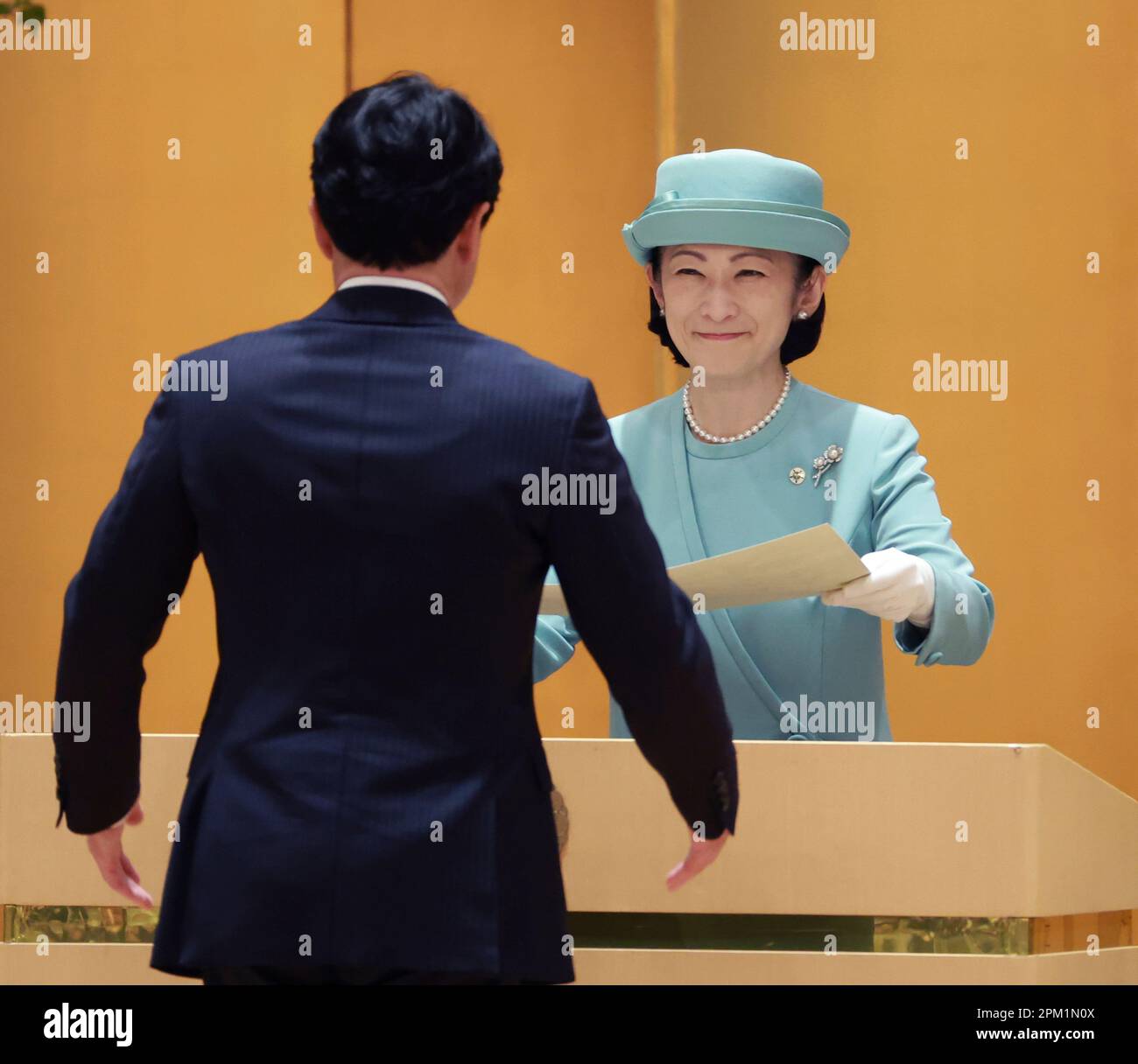 Japanese Crown Princess Kiko of Akishino attends a National Convention ...