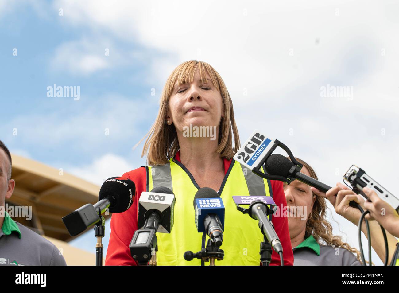 NSW Minister for Transport Jo Haylen during a tour of the Balmain ...