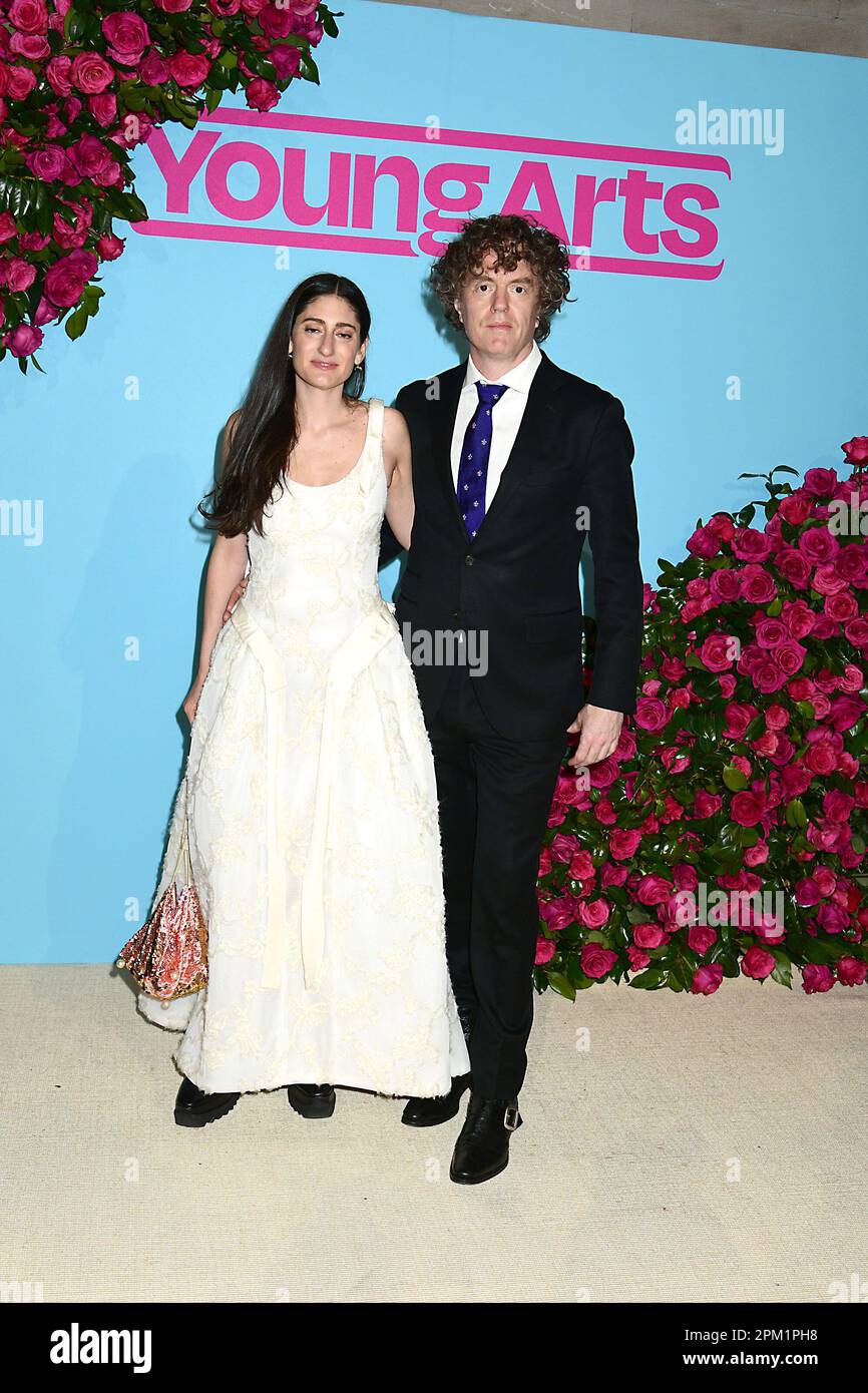 Arden Wohl and husband attend the YoungArts Annual New York Gala at the ...