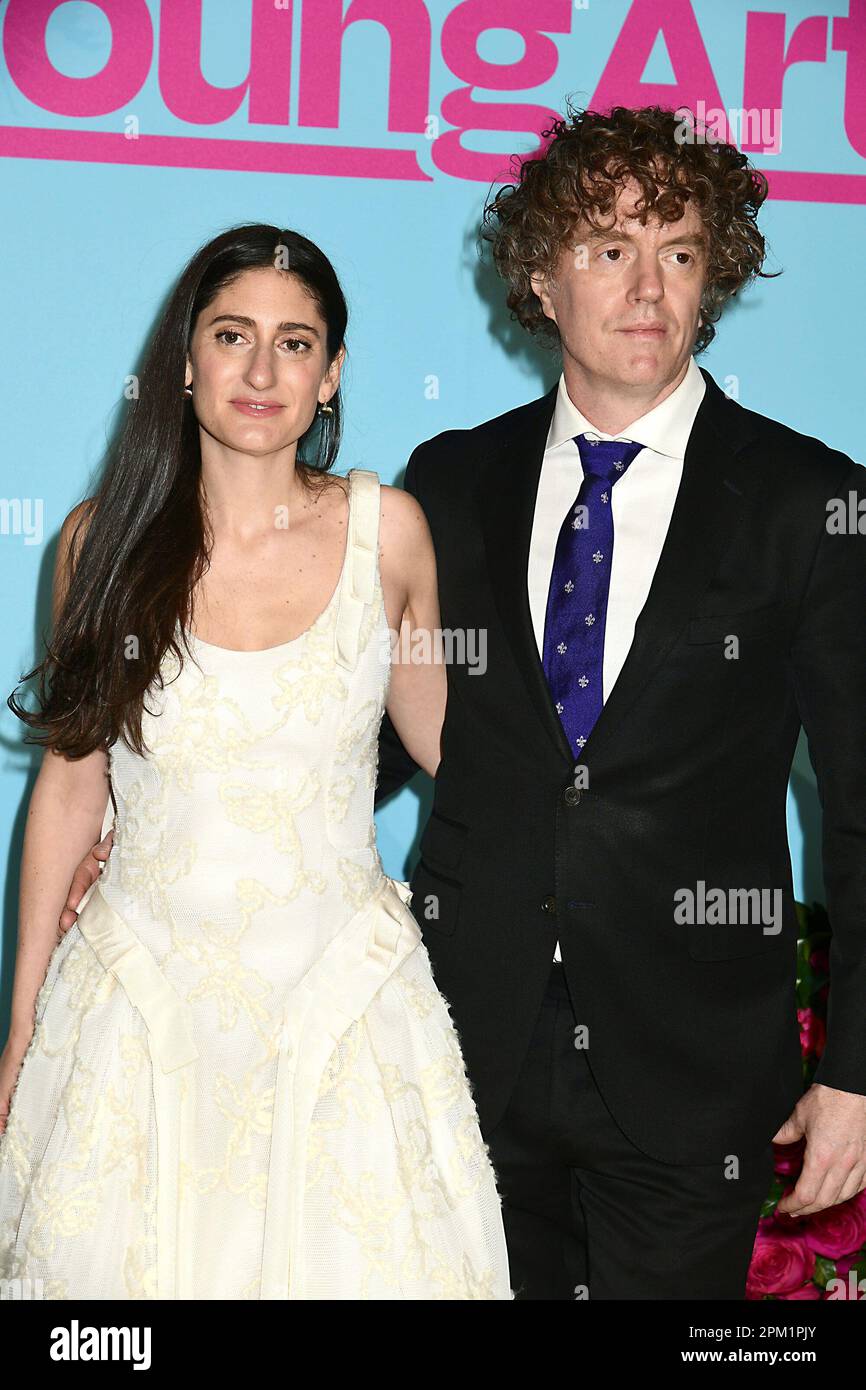 Arden Wohl and husband attend the YoungArts Annual New York Gala at the ...