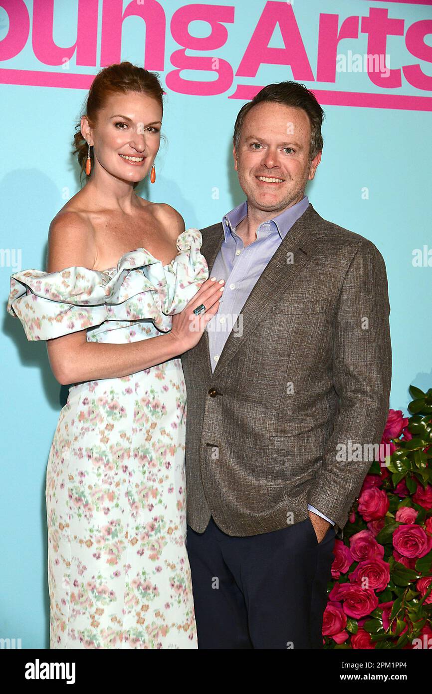 Sarah Arison and husband Thomas Wilhelm attend the YoungArts Annual New ...