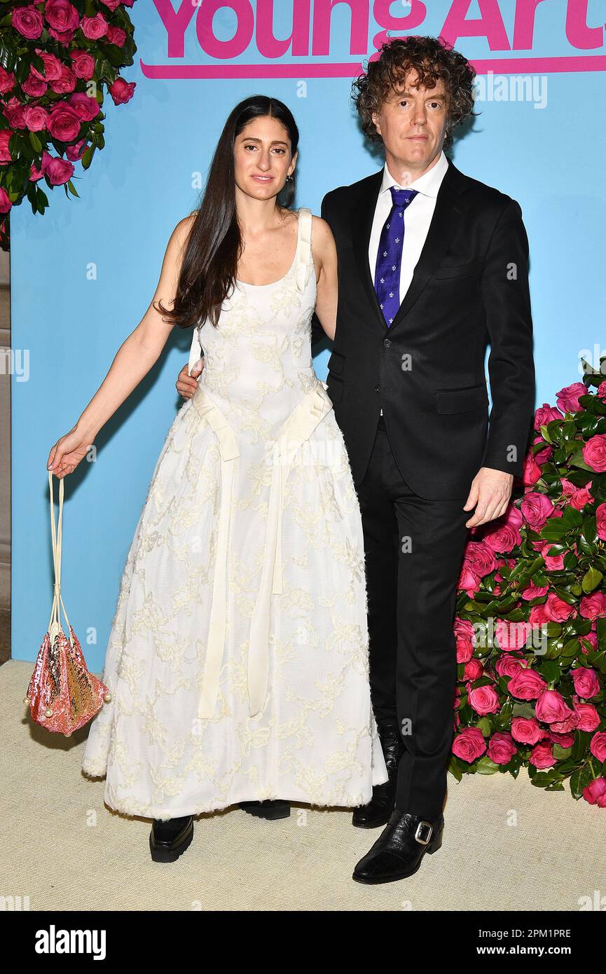 New York, USA. 10th Apr, 2023. (L-R) Arden Wohl and Jonah Freeman ...