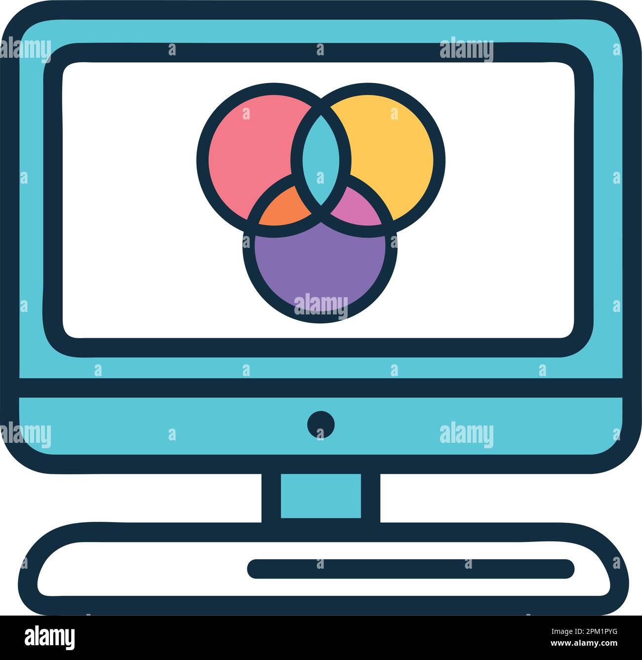 Modern computer graphic web design Stock Vector Image & Art - Alamy