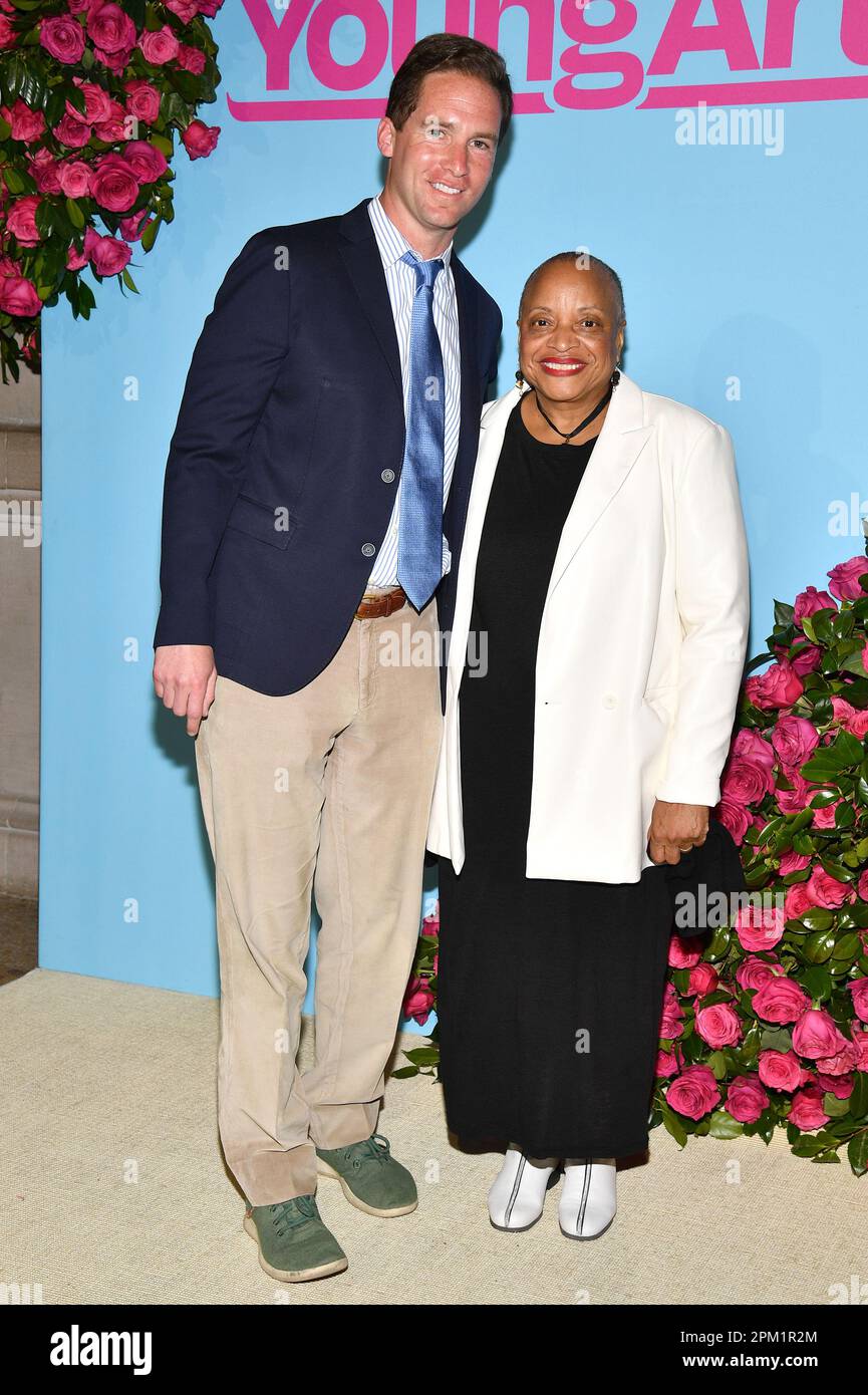 New York, USA. 10th Apr, 2023. (L-R) Peter Kunhardt Jr. and Deborah ...