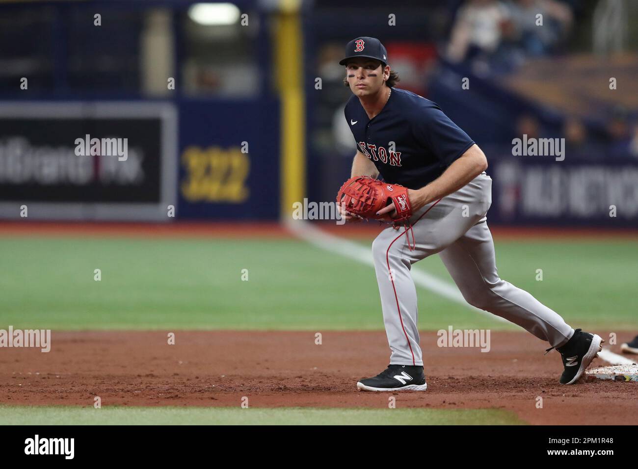 ST. PETERSBURG, FL - APRIL 10: Boston Red Sox First baseman Triston ...