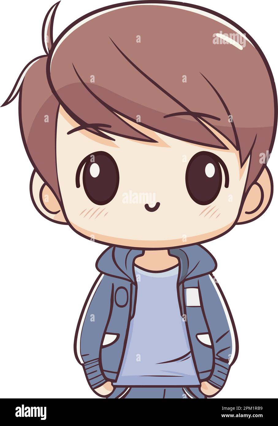 cute boy kawaii Stock Vector Image & Art - Alamy