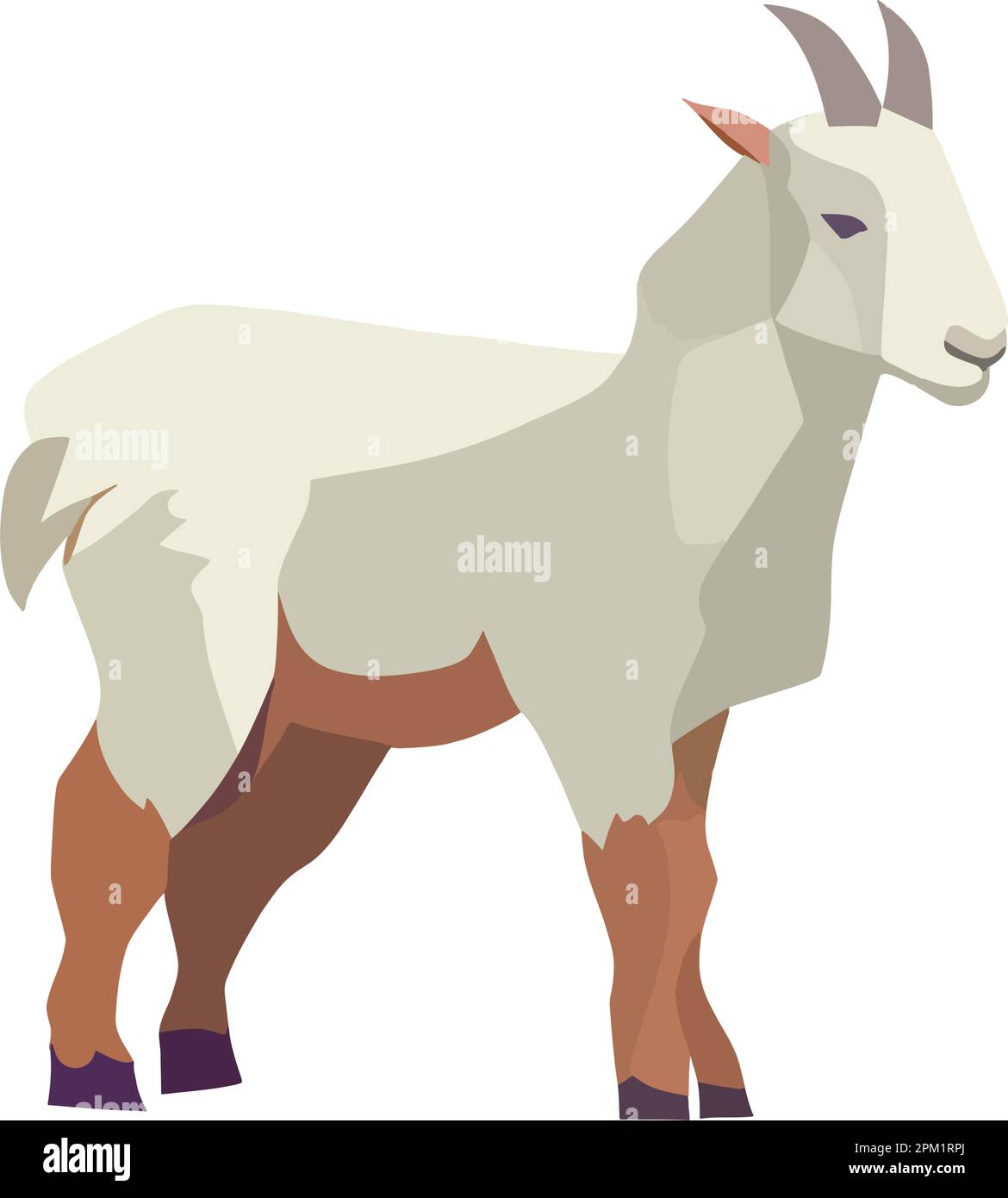 flat goat design Stock Vector Image & Art - Alamy
