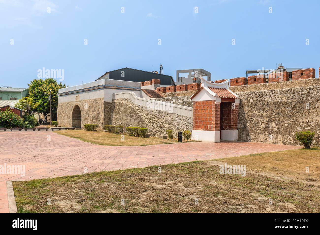 Old Fongshan city north gate, aka Gongcheng Gate, at Kaohsiung, Taiwan ...