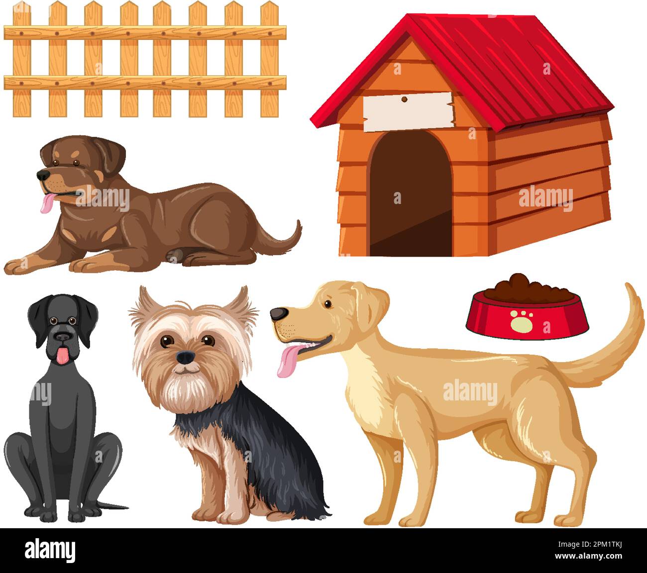 Domestic animals domesticated Stock Vector Images - Alamy