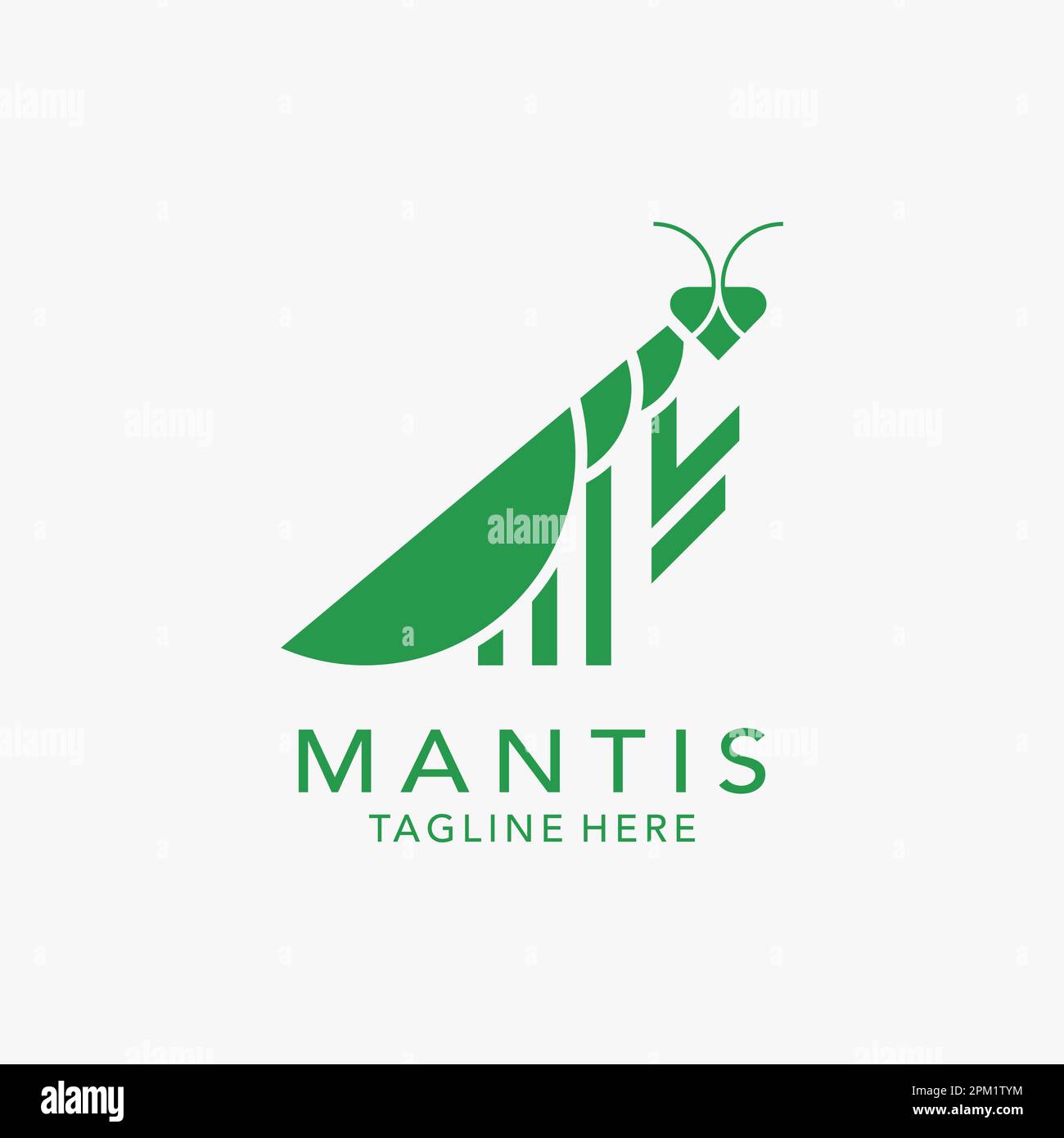 Mantis insect logo design Stock Vector Image & Art - Alamy