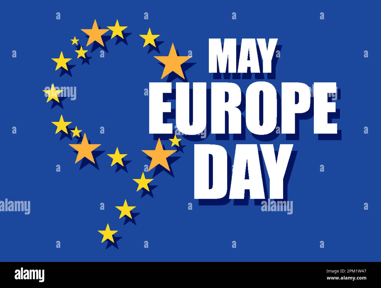 Happy Europe Day Vector Design for Banner or Poster illustration Stock ...