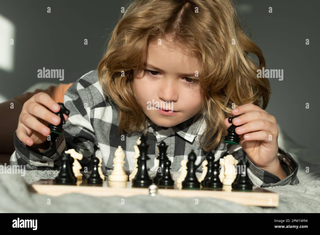 Genius Playing Chess