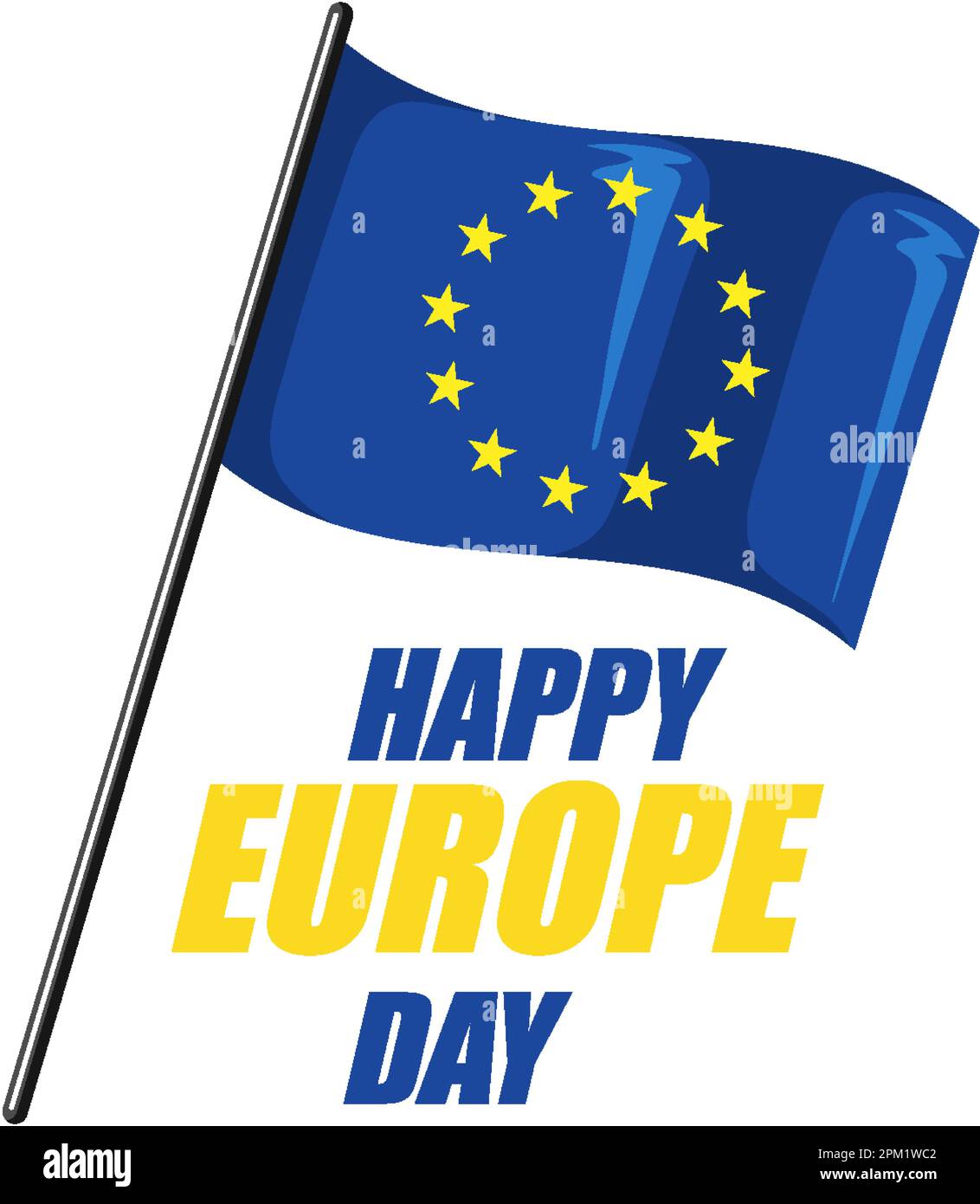 Happy Europe Day Vector Design for Banner or Poster illustration Stock ...