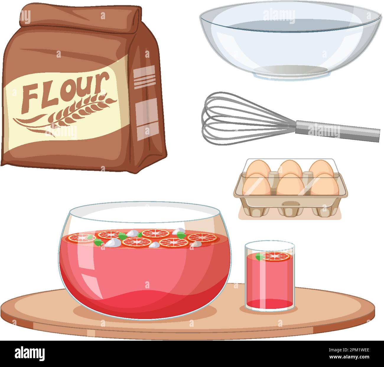 Kitchen prep baking Cut Out Stock Images & Pictures - Alamy