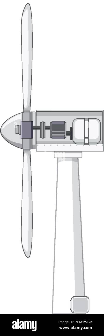 Inside wind turbine vector illustration Stock Vector Image & Art - Alamy