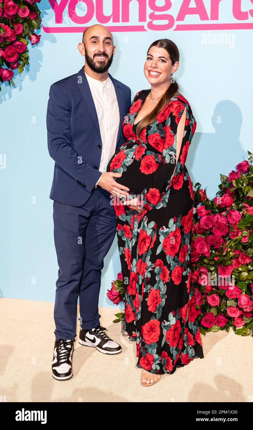 New York, USA. 10th Apr, 2023. Jake Goldbas (L) attends the 2023 ...