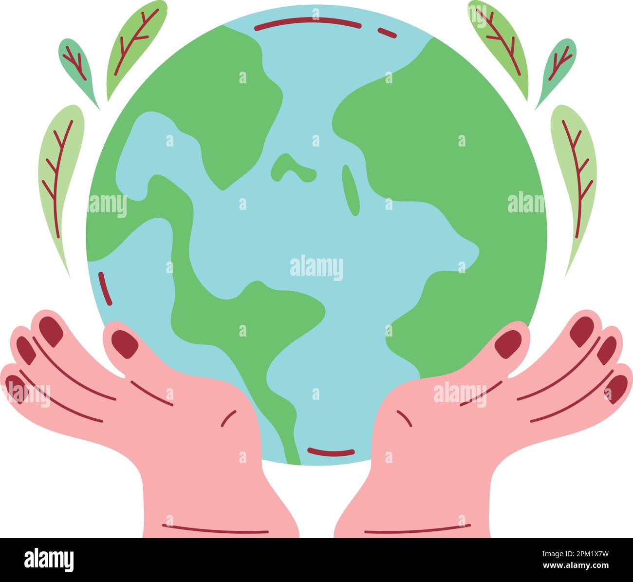Planet Earth holds the key to conservation Stock Vector Image & Art - Alamy
