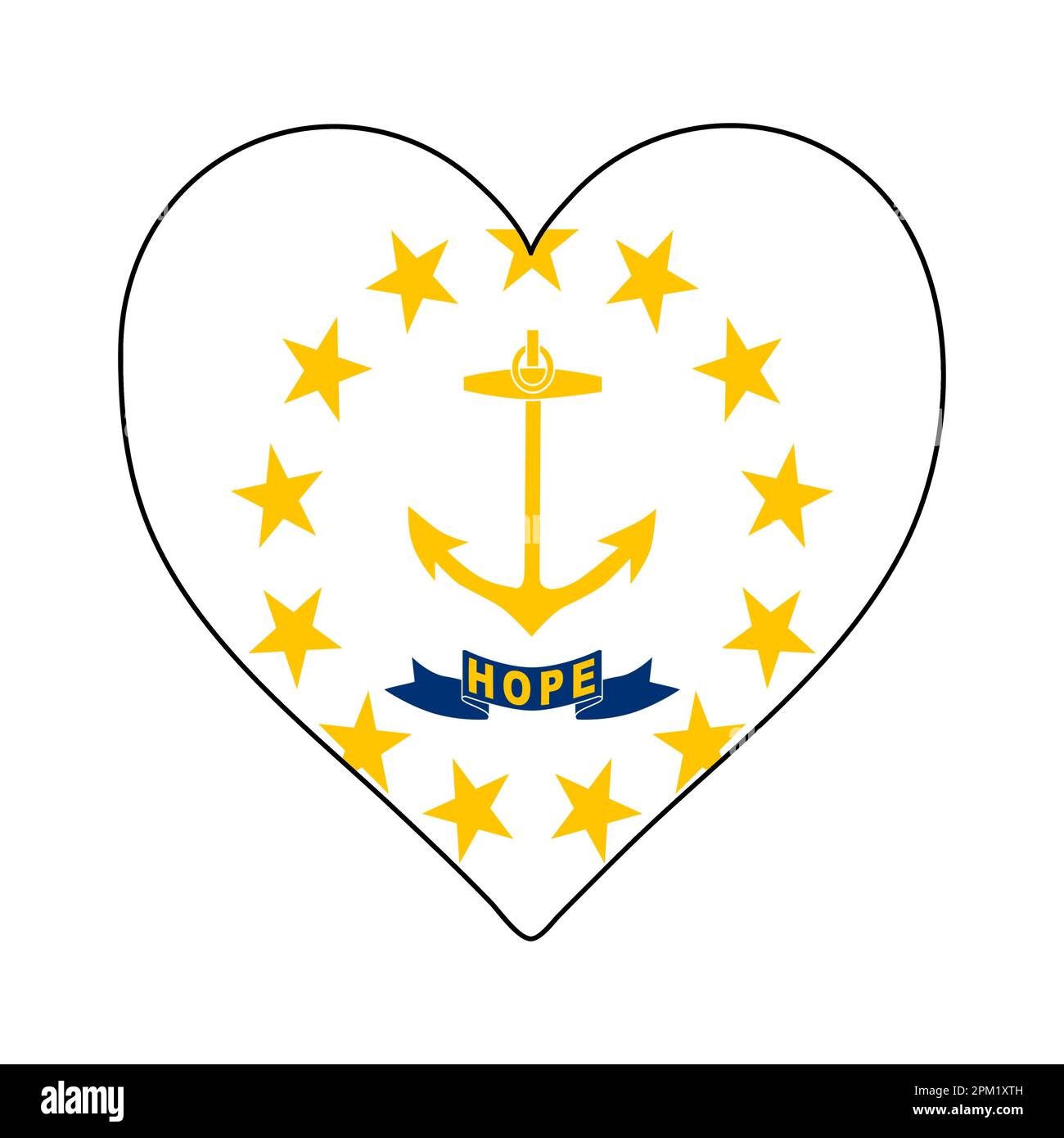 Rhode Island Heart Shape Flag. Love Rhode Island. Visit Rhode Island ...