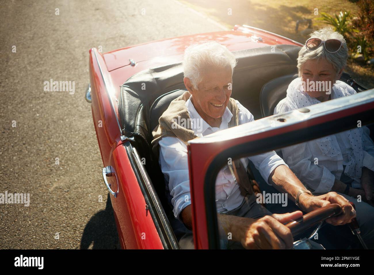 Theres plenty of time to travel during retirement. a senior couple ...