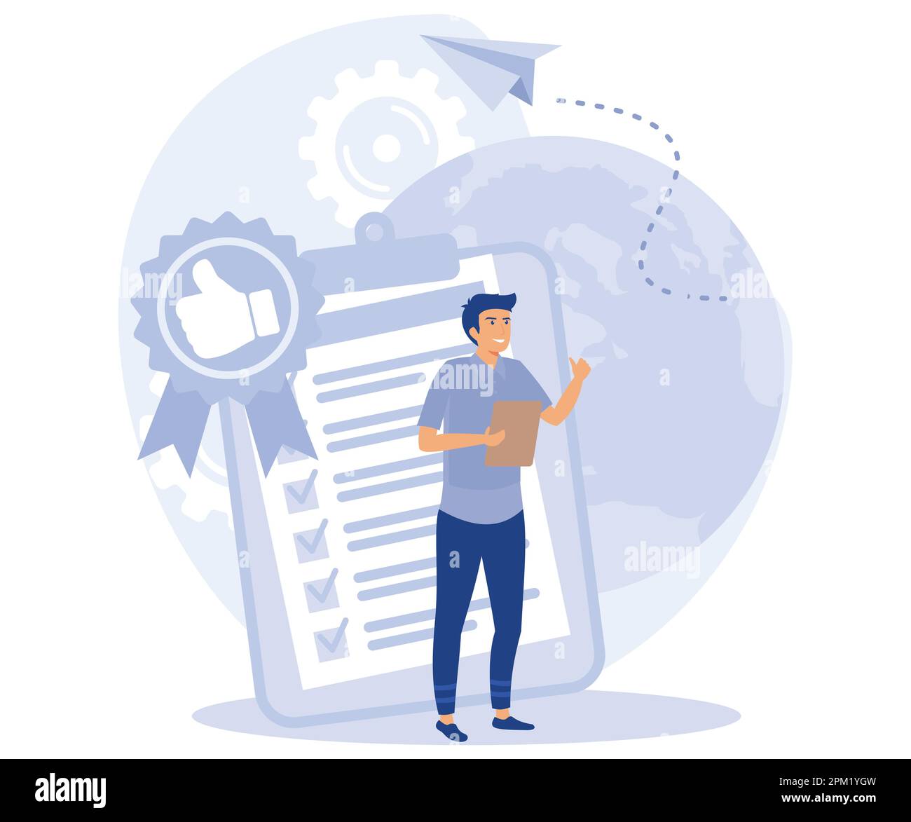 Product quality concept, High quality sign, ISO certification, broken ...