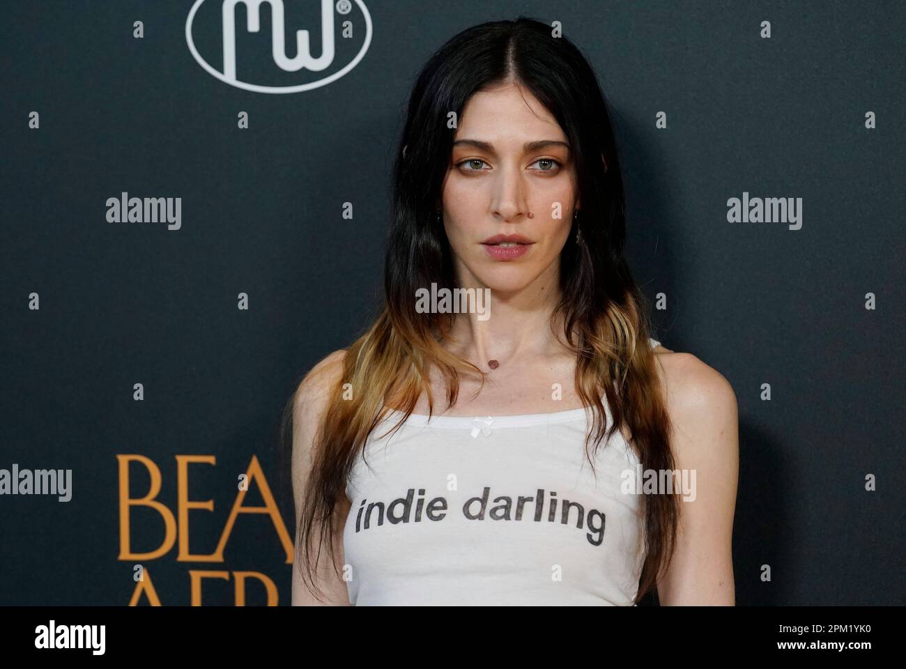 Caroline Polacheck poses at the premiere of the film "Beau Is Afraid ...