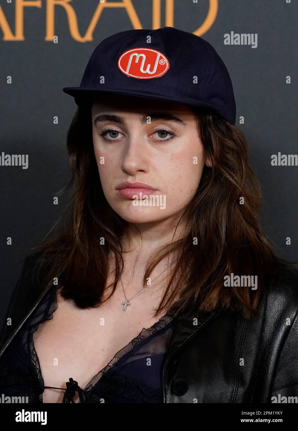 Rachel Sennott poses at the premiere of the film "Beau Is Afraid ...