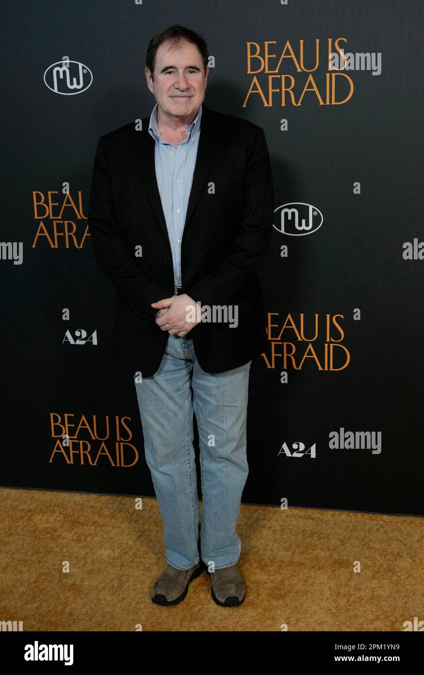 Richard Kind poses at the premiere of the film "Beau Is Afraid," Monday ...