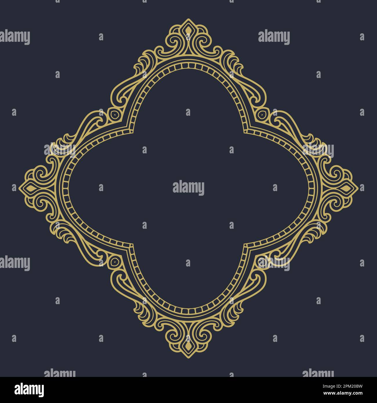 Medieval gothic border traditional Stock Vector Images - Alamy