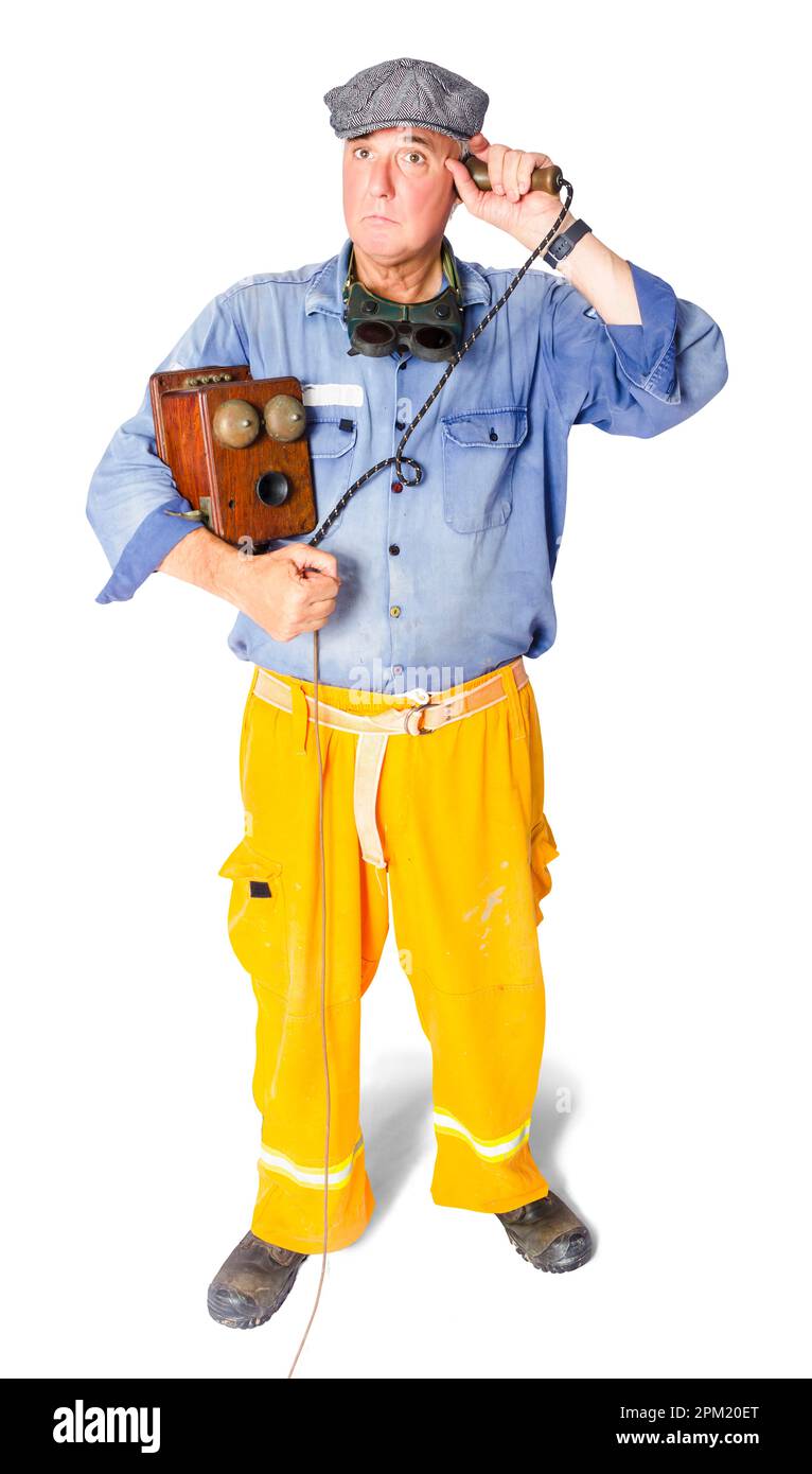 Telecommunications technician hi-res stock photography and images - Alamy