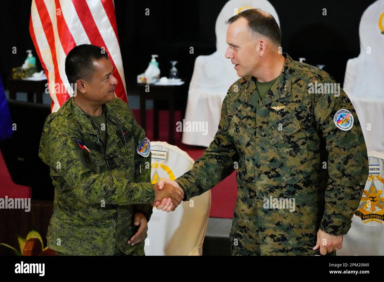 US Marine Corp MGEN Eric Austin, U.S. Exercise Director Representative ...