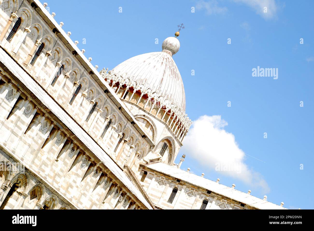 Pisa Cathedral, located in the Leaning Tower of Pisa complex, known ...
