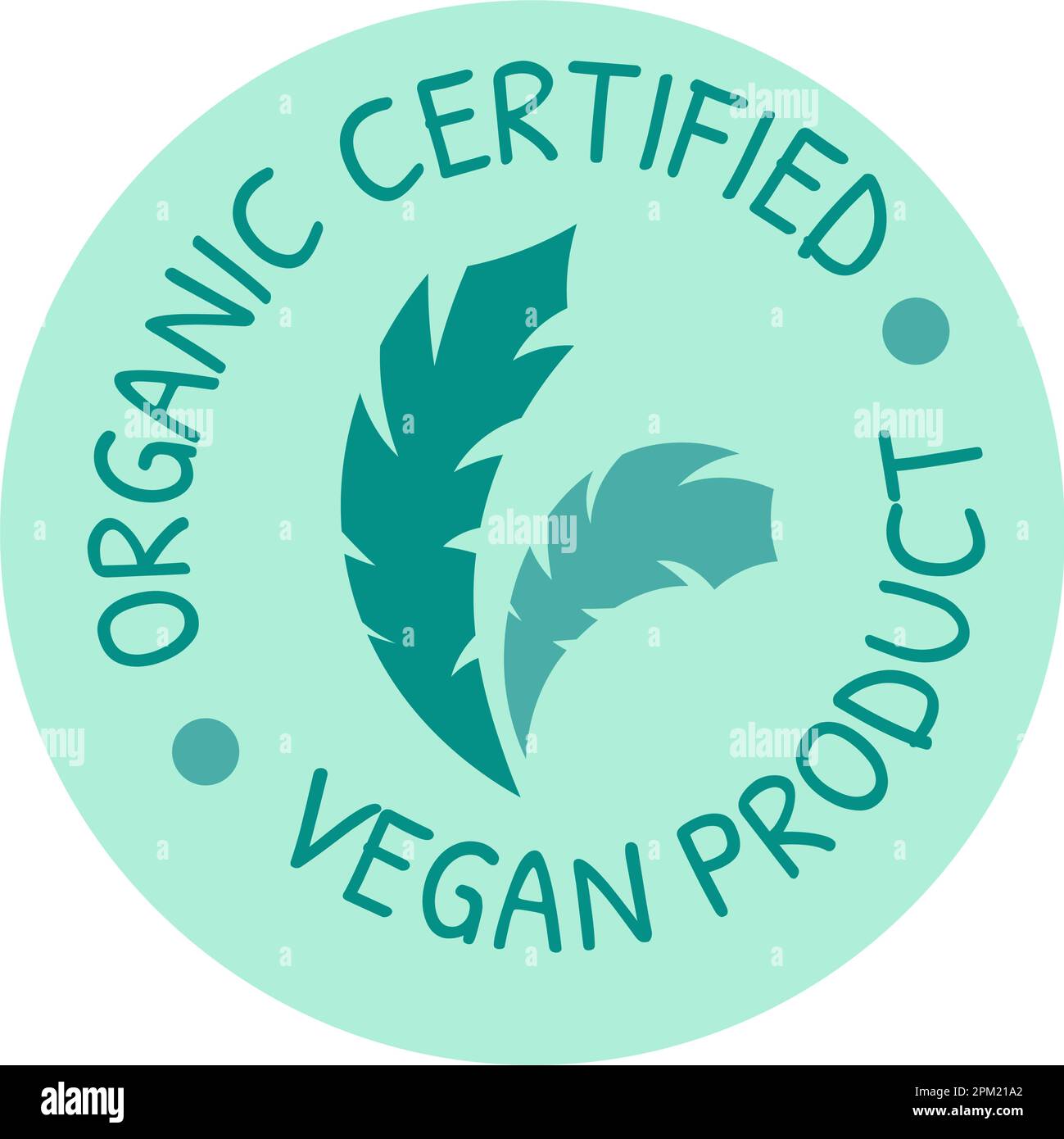 Organic certified vegan product, label for package Stock Vector Image ...