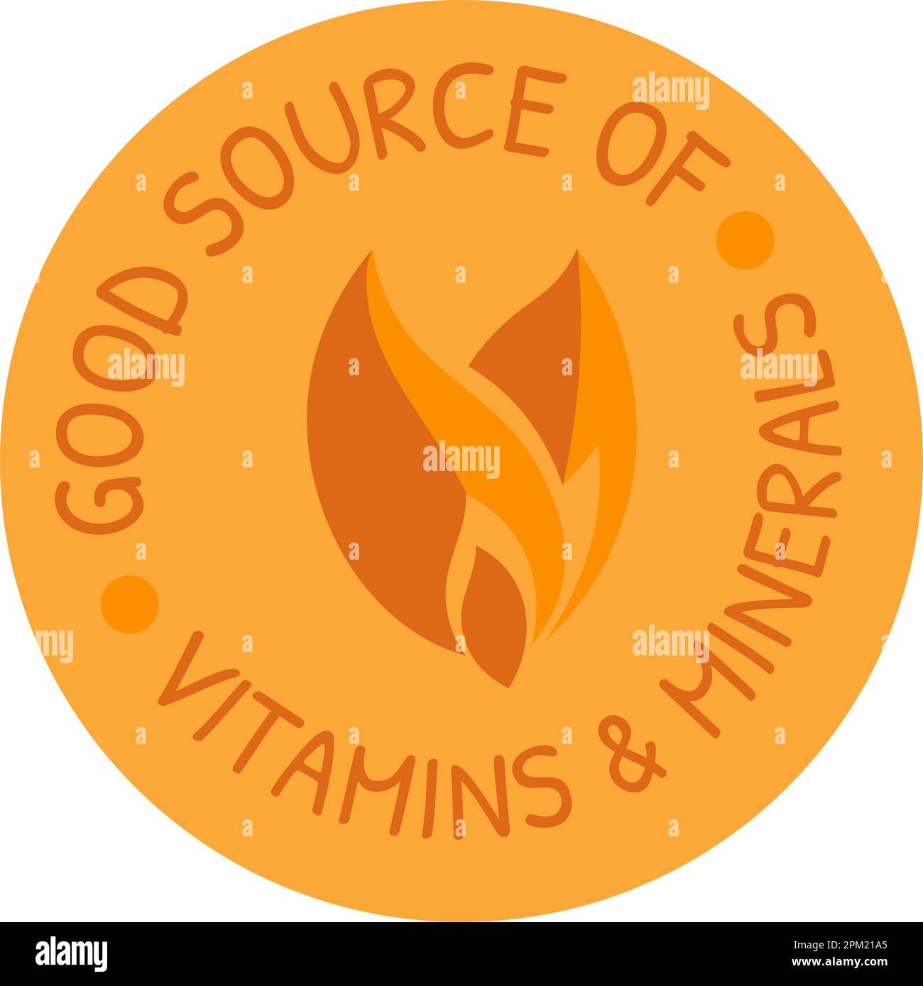 Good source of vitamins and minerals, product Stock Vector Image & Art ...