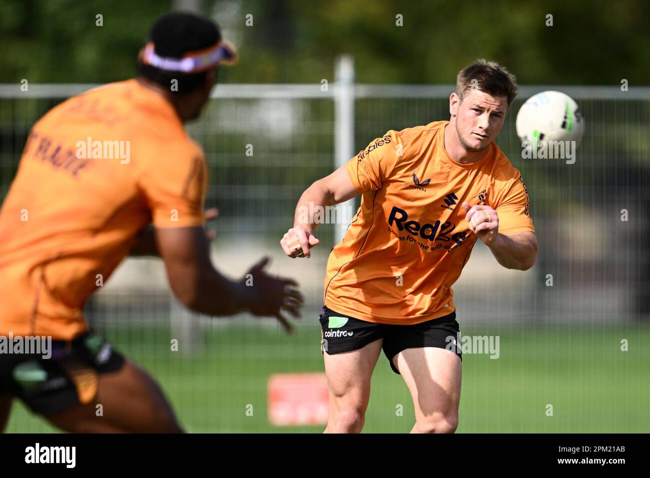 Harry Grant of the Storm during a training session at Gosch's Paddock ...