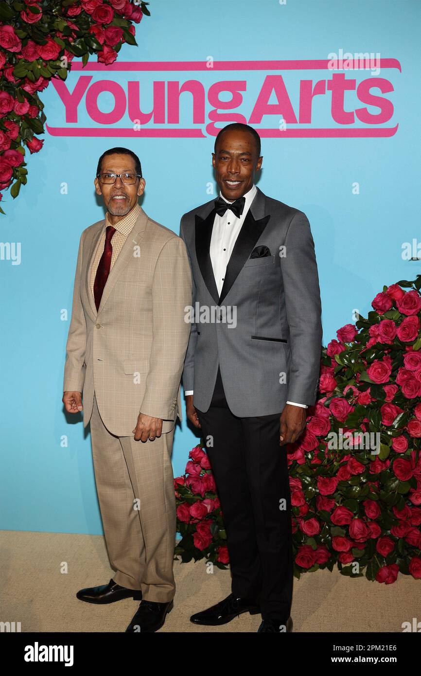 New York, NY, USA. 10th Apr, 2023. Peter Jay Fernandez, Michael McElroy ...