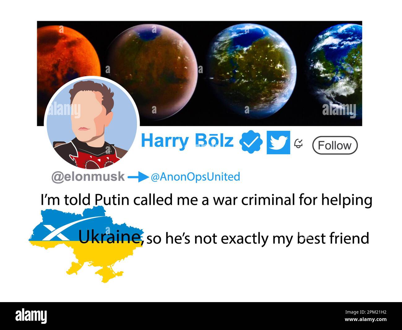 On April 9, 2023, Elon Musk tweeted in response AnonOpsUnited Stock ...