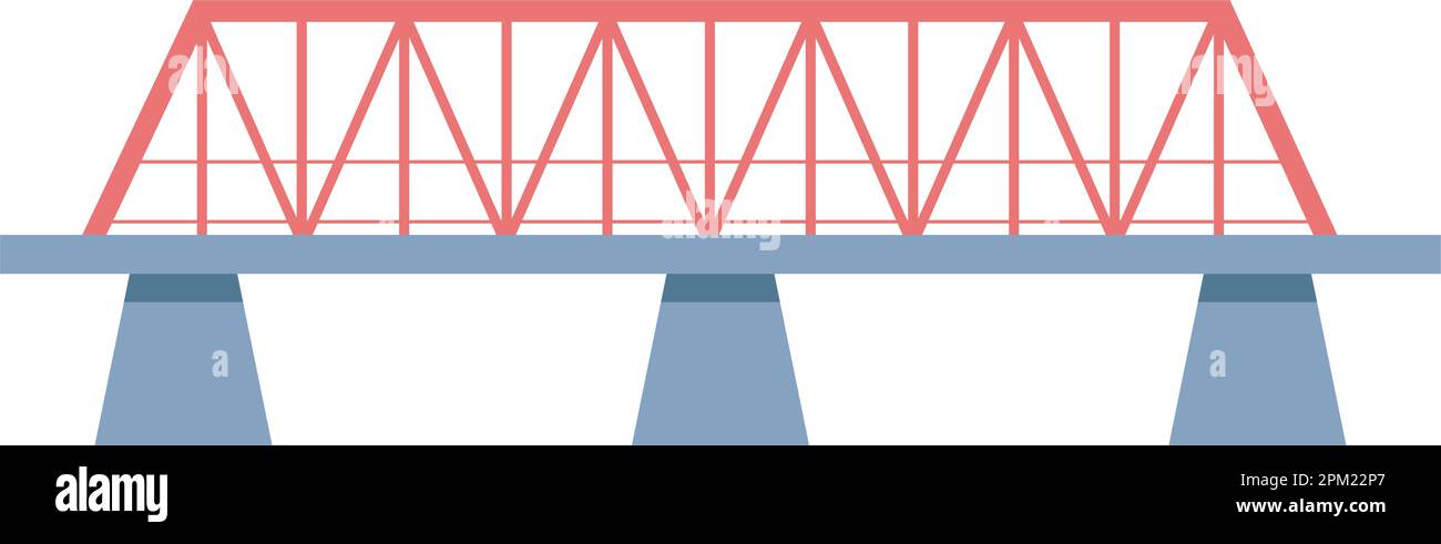 Bridge modern city construction infrastructure Stock Vector Image & Art ...