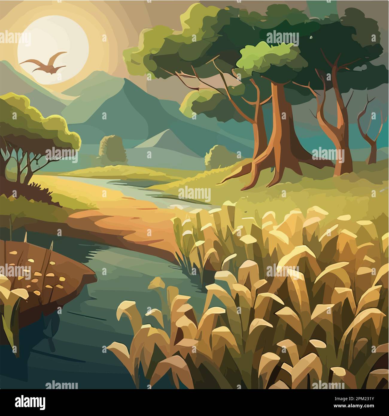 Tall stalk Stock Vector Images - Alamy