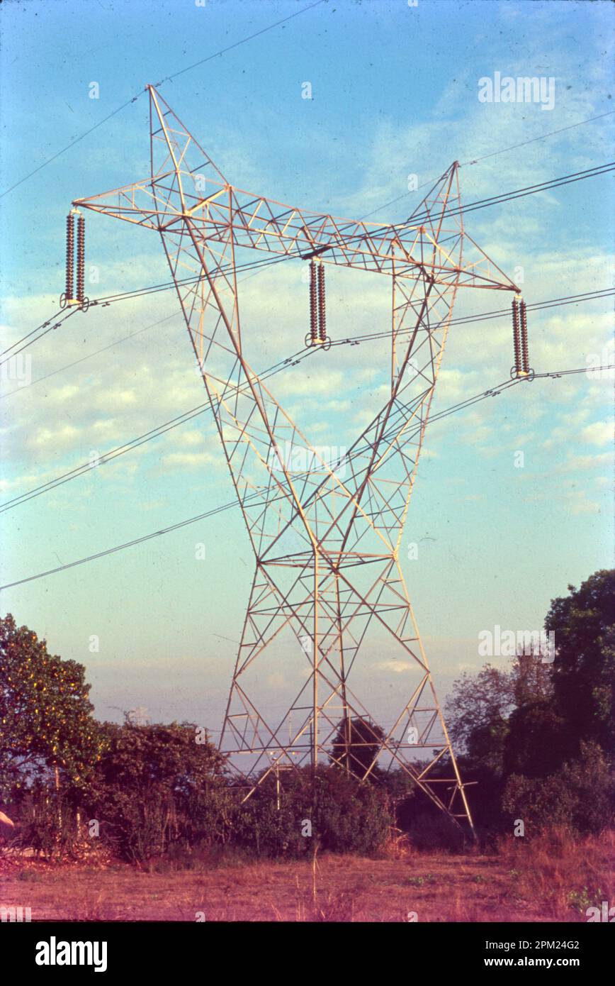 An electrical tower is a reticular structure made of steel that ...