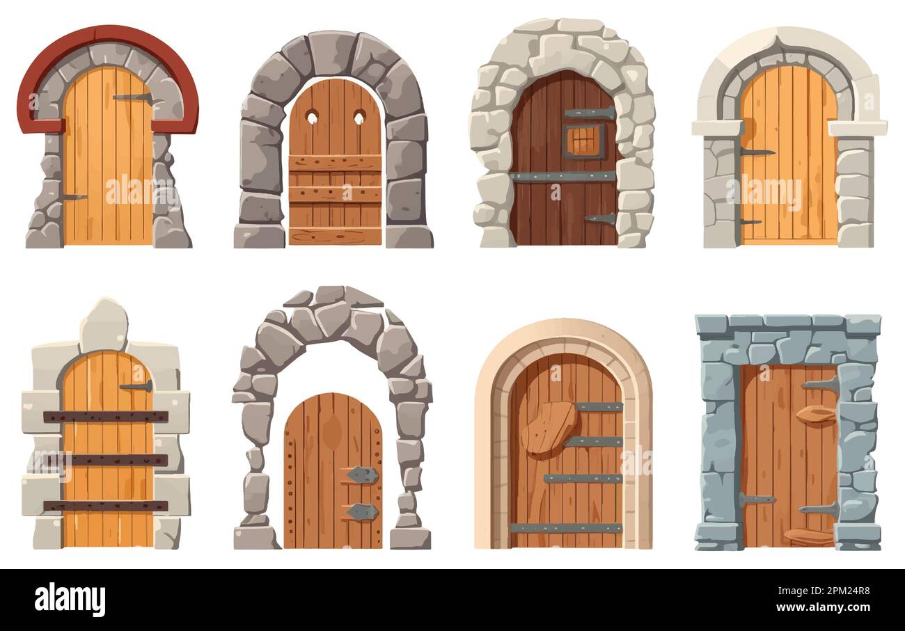 Old stone arch texture Stock Vector Images - Alamy