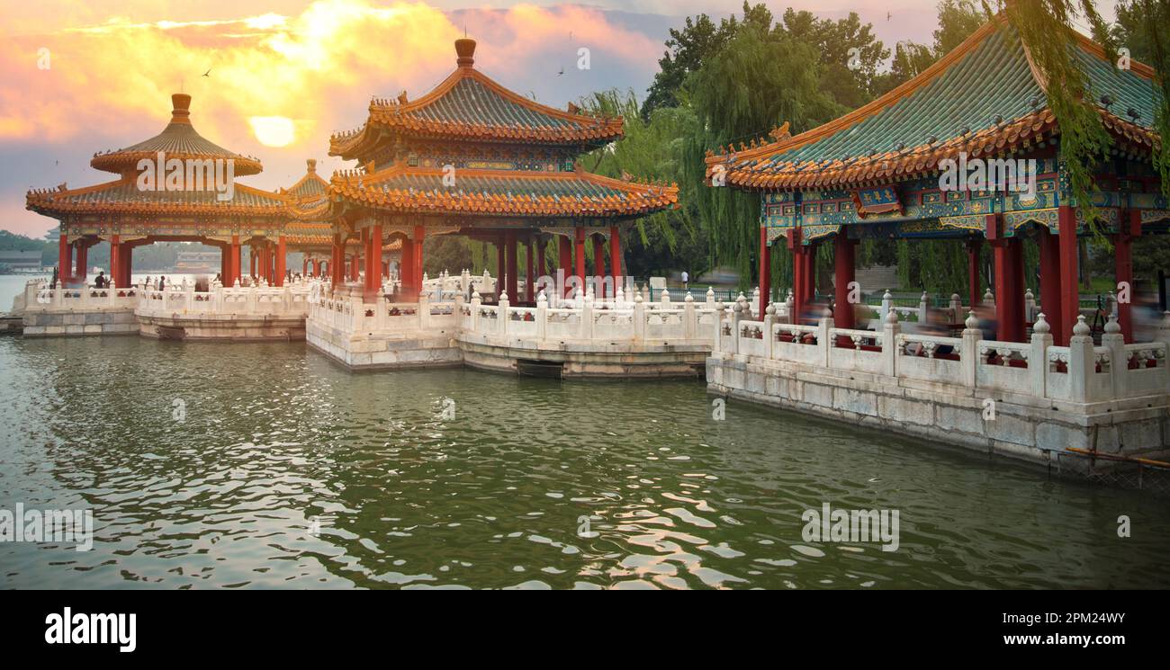 Beihai Park is an imperial garden to the north-west of the Forbidden ...