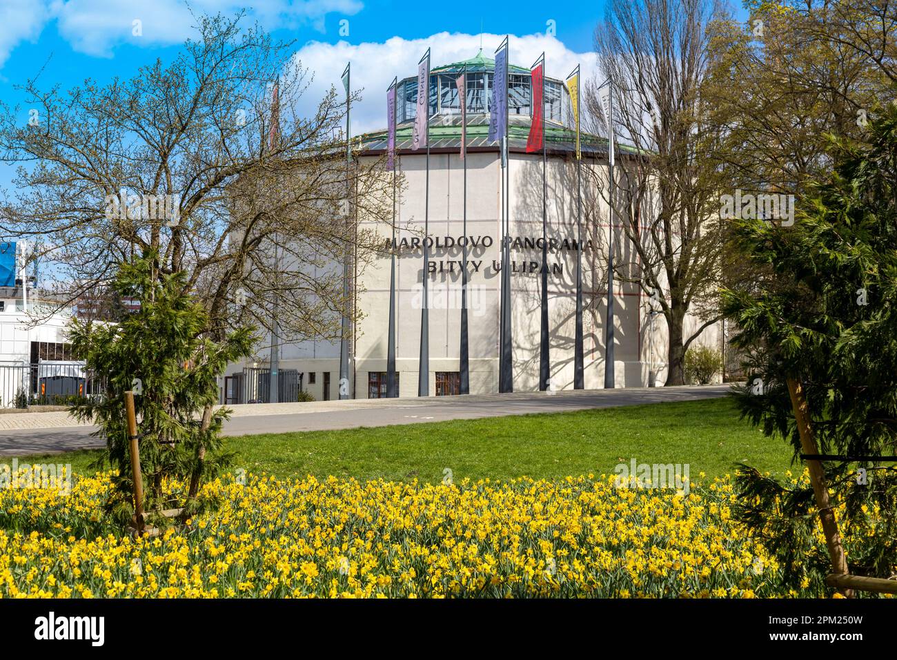 Maroldovo panorama Bitva u Lipan - panoramatický obraz - Luděk Marold ...